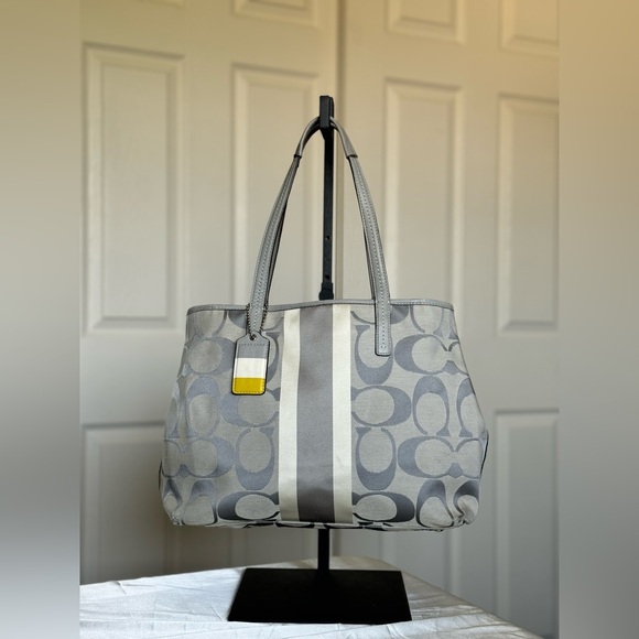 Coach | Bags | Coach Signature Hampton Striped | Poshmark